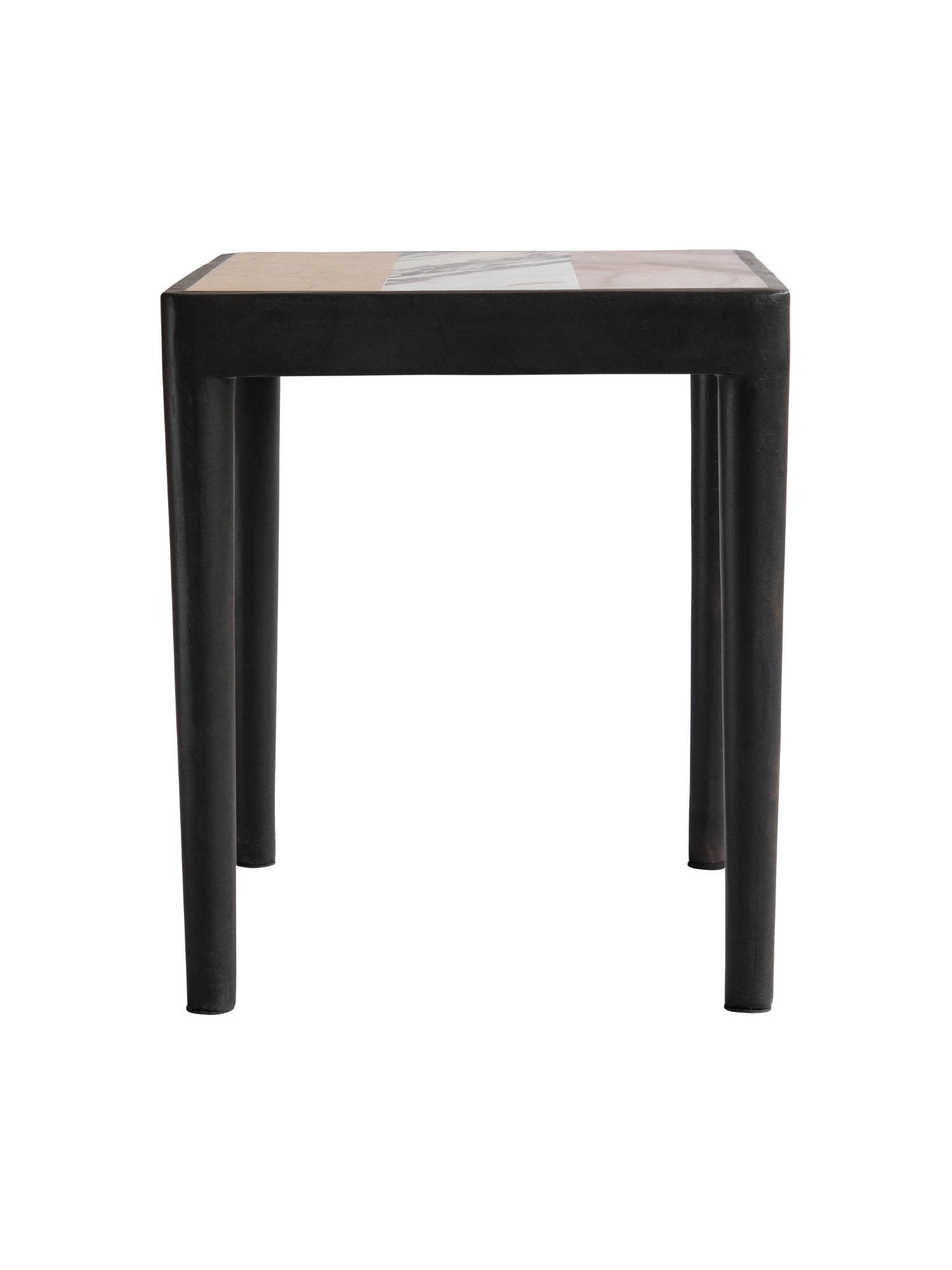 Tairu Calacatta Marble Tile Side Table by 101 CPH