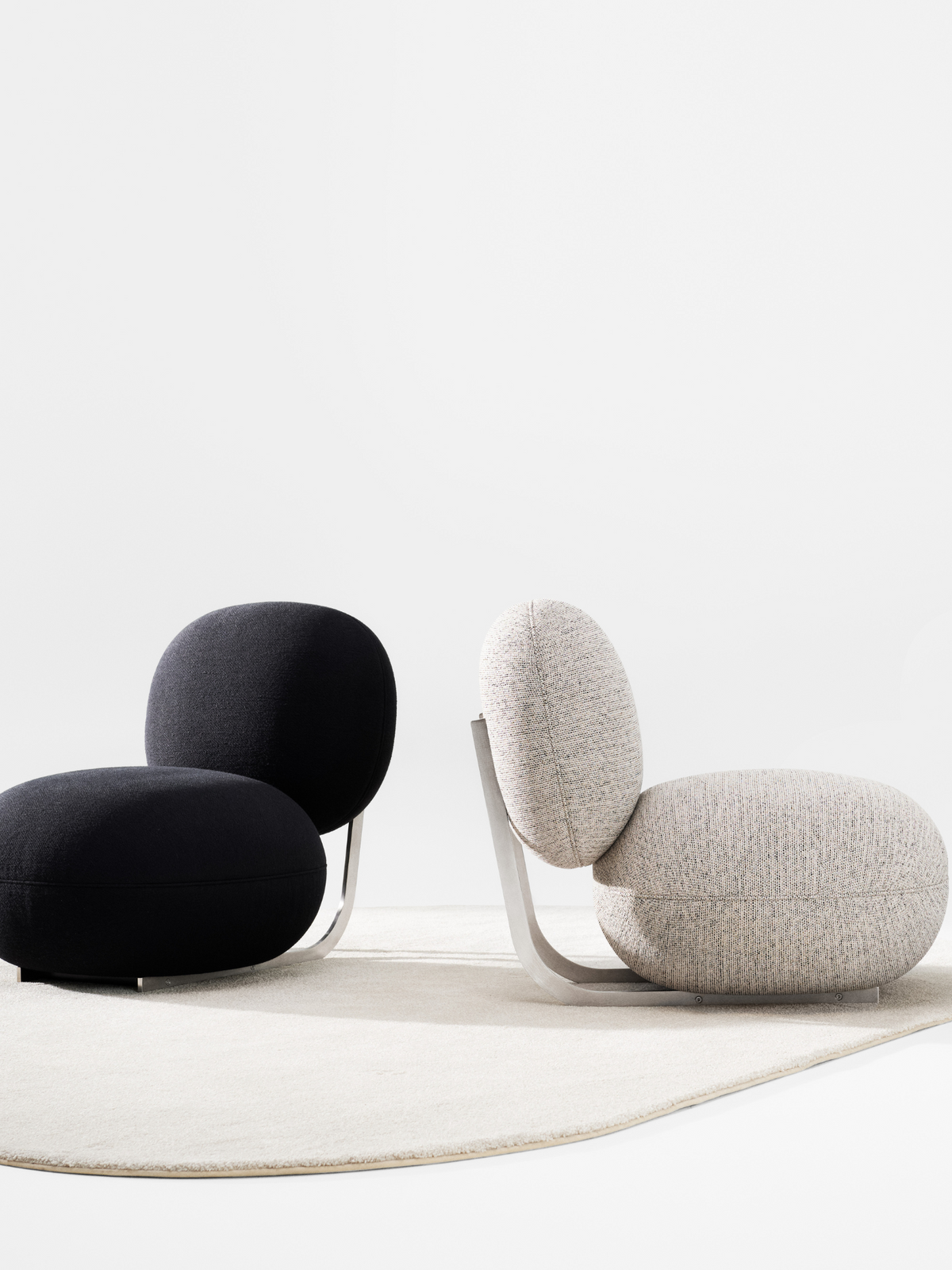 NORR11 Cooper Lounge Chair, Modern Oak & Steel