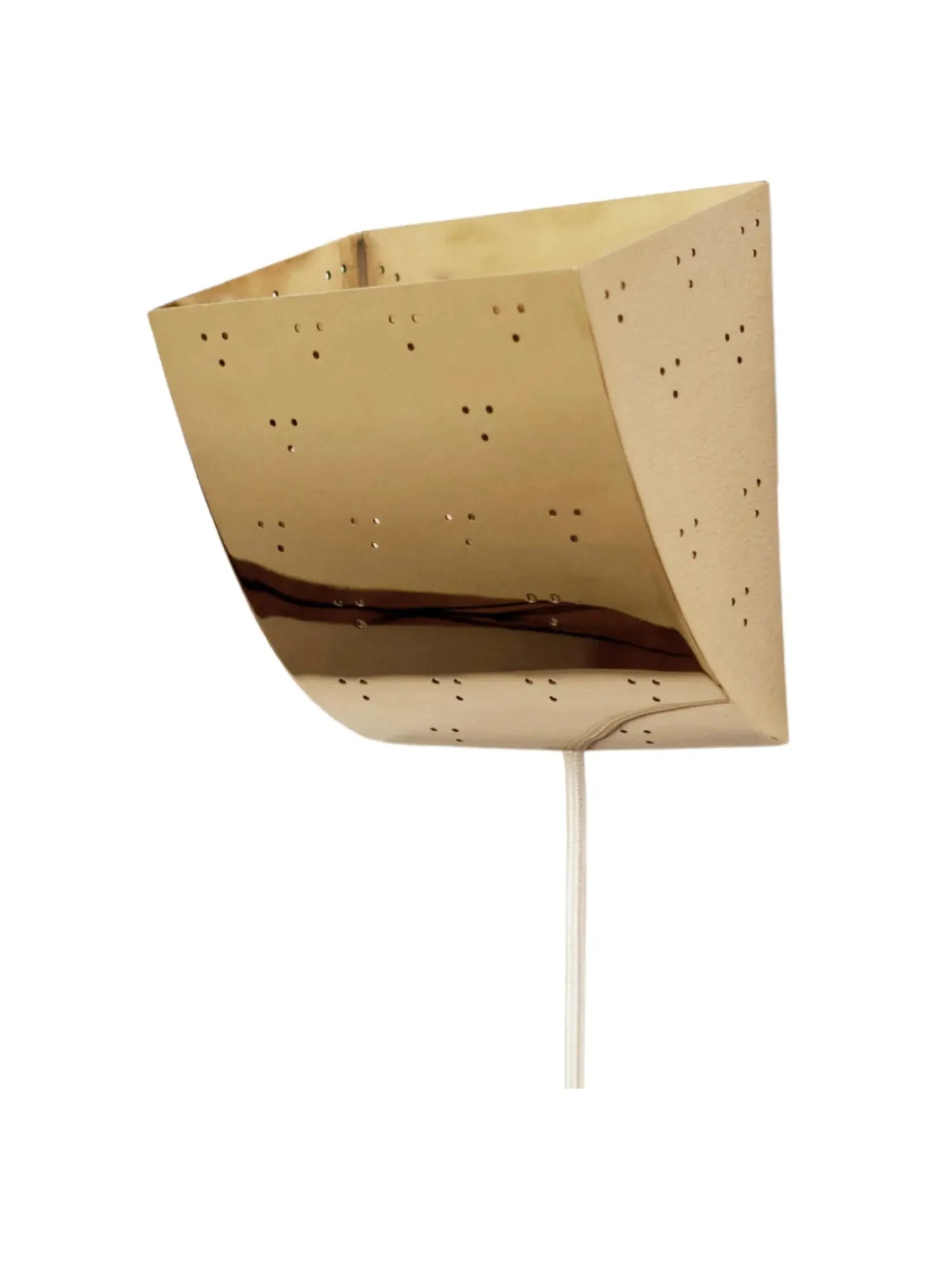 Polished Brass Wall Sconce: Jolene Wall Lamp by Hein Studio